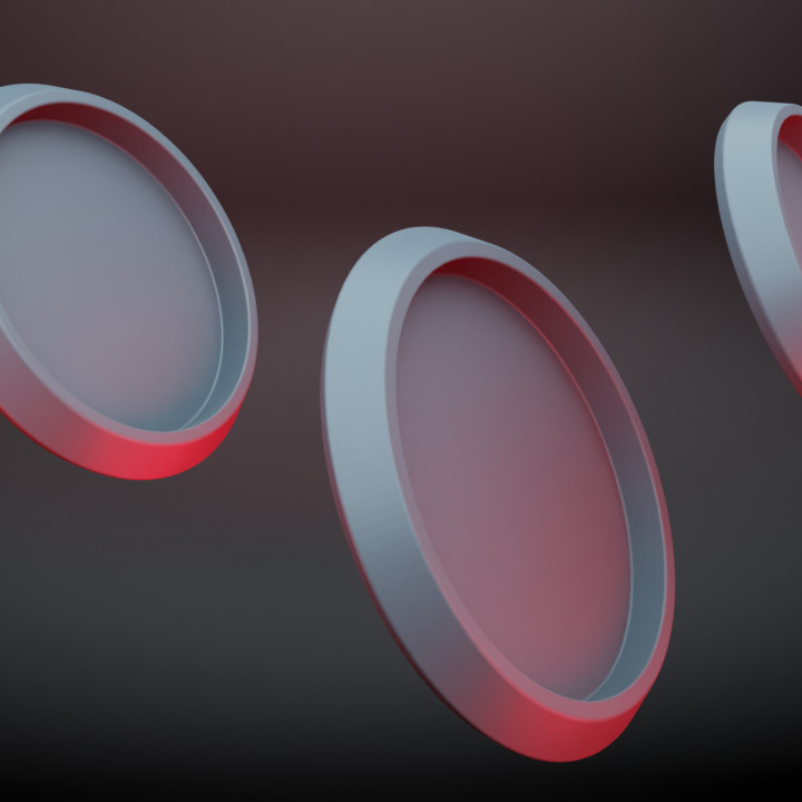 3D Printable water bases by RatMan Forge