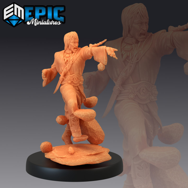 3D Printable Earth Wizard Magic / Human Sorcerer / Wise Magician by ...