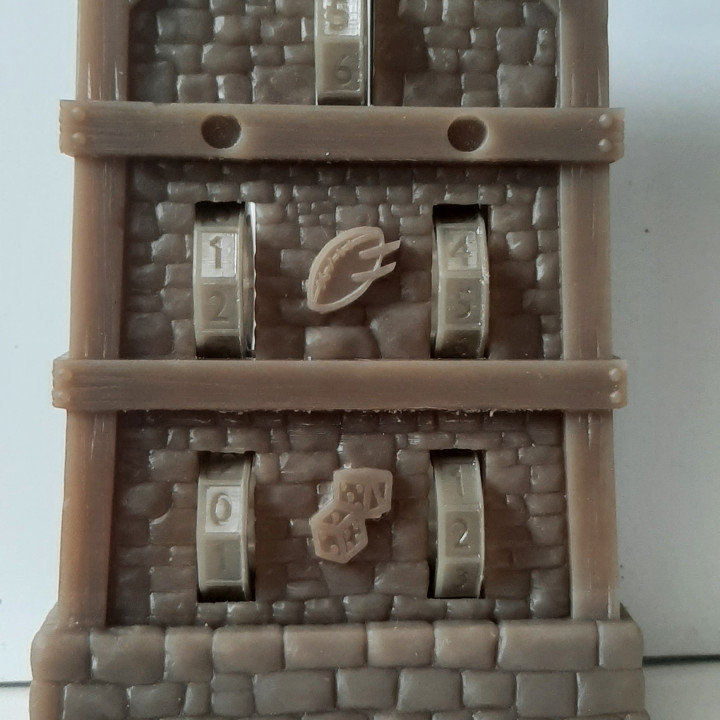 3D Printable Fantasy-Football : Scoreboard counter by RAMDAM