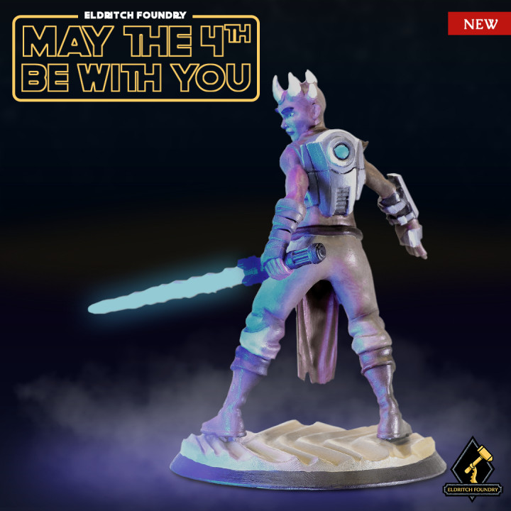 3D Printable Space Wizard by Eldritch Foundry