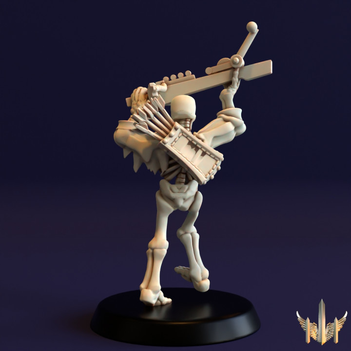 3D Printable Skeleton Grunt Crossbow Pose 03 by Triple Spire Workshop