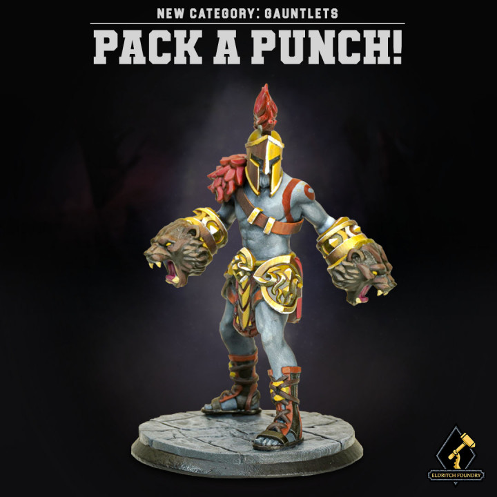 3D Printable Power Gauntlets Pack by Eldritch Foundry