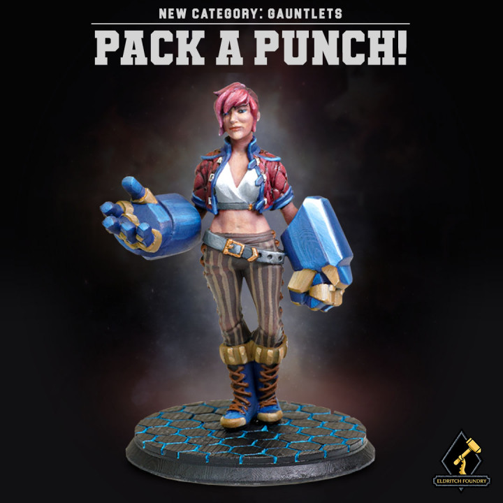 3D Printable Power Gauntlets Pack by Eldritch Foundry