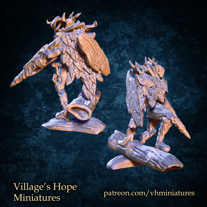 3D Printable Tree Knight ,Guardian of the forest by Village's Hope ...