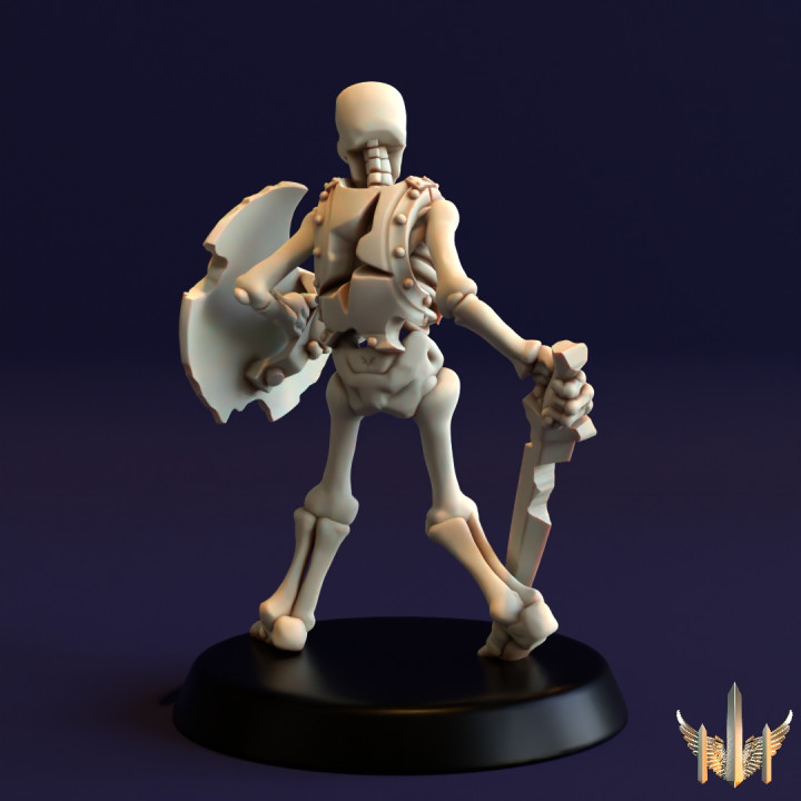 3D Printable Skeleton Grunt Sword Pose 04 by Triple Spire Workshop