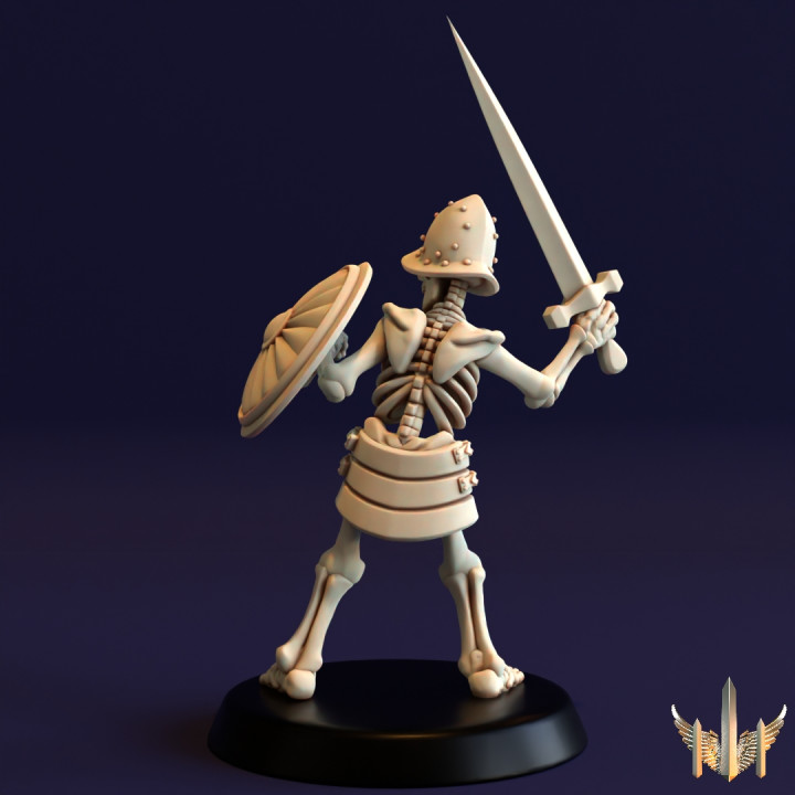 3D Printable Skeleton Grunt Sword Pose 03 by Triple Spire Workshop
