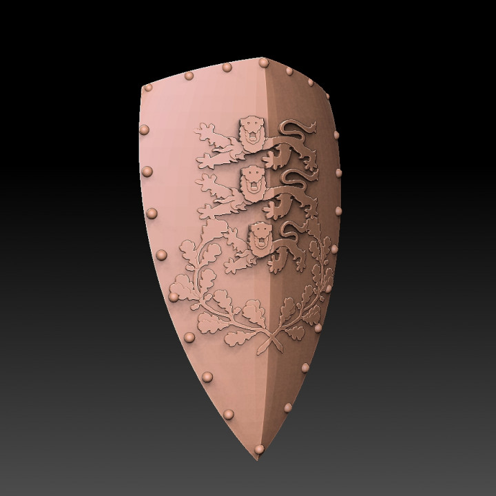 3D Printable Shield Pack Balticum by Sharedog Miniatures