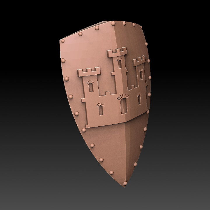 3D Printable Shield Pack Balticum by Sharedog Miniatures