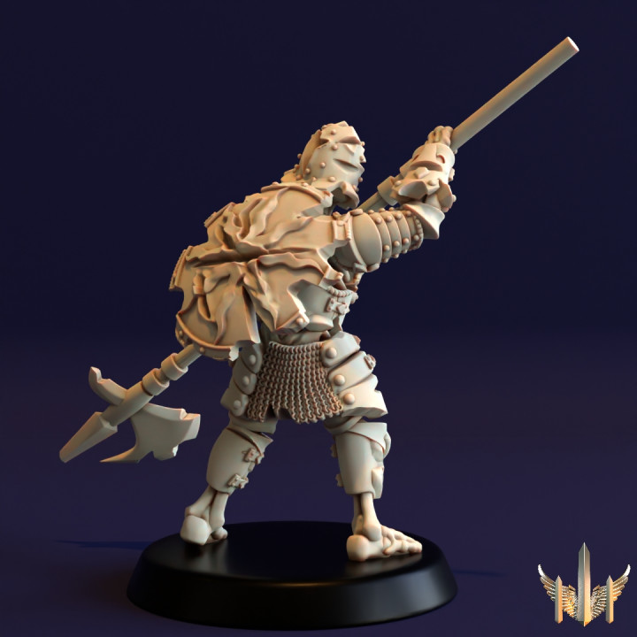 3D Printable Skeleton Commander Pike Pose 03 by Triple Spire Workshop