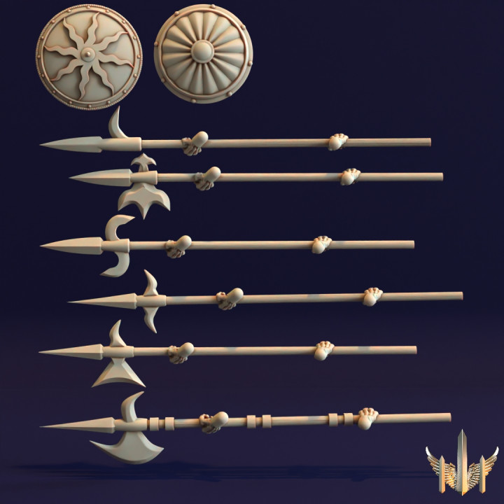 3D Printable Skeleton Commander Pike Pose 03 by Triple Spire Workshop