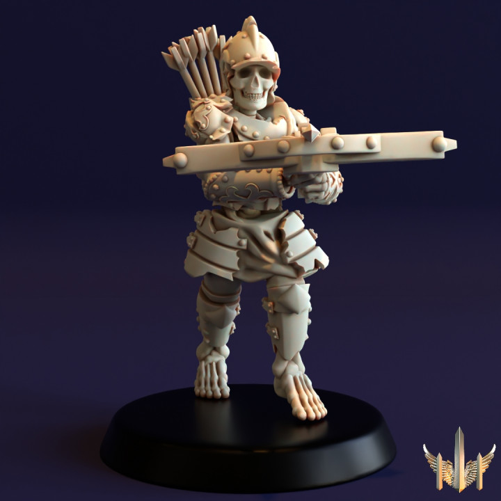 3D Printable Skeleton Commander Sharpshooter Pose 03 by Triple Spire ...
