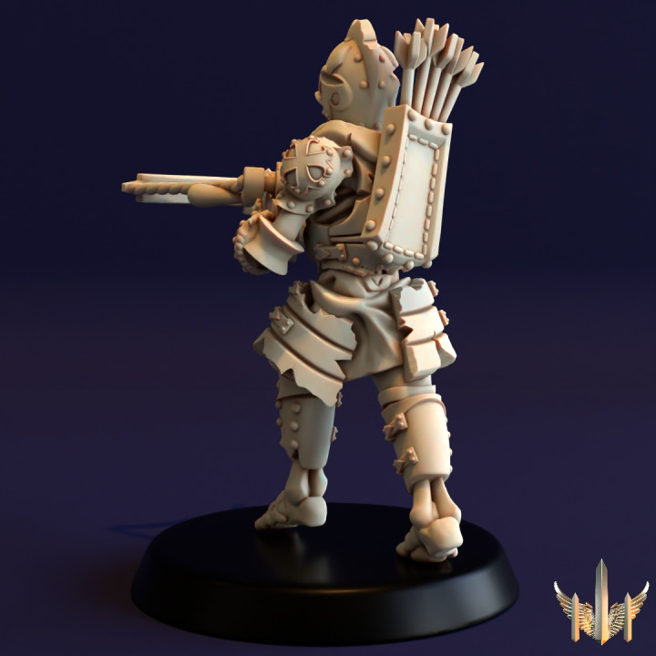 3D Printable Skeleton Commander Sharpshooter Pose 03 by Triple Spire ...