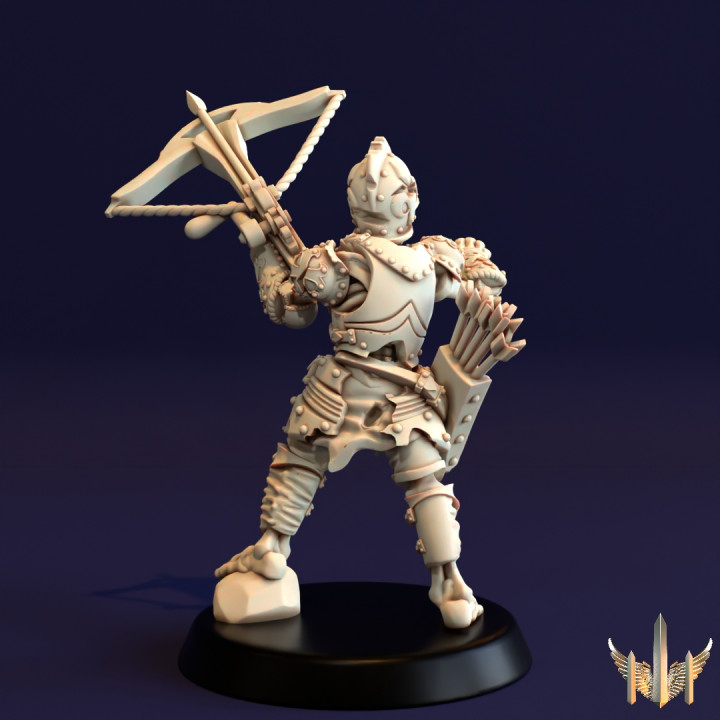 3D Printable Skeleton Commander Sharpshooter Pose 02 by Triple Spire ...