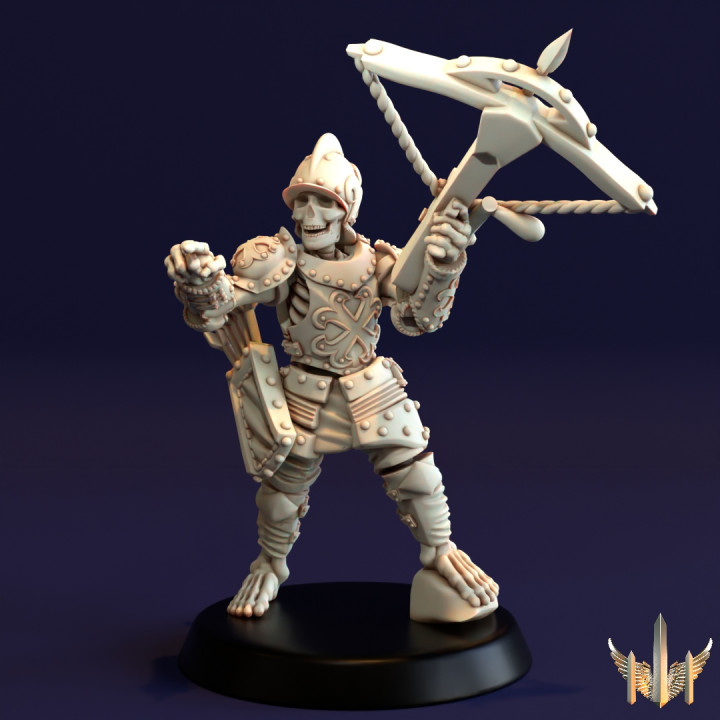 3D Printable Skeleton Commander Sharpshooter Pose 02 by Triple Spire ...