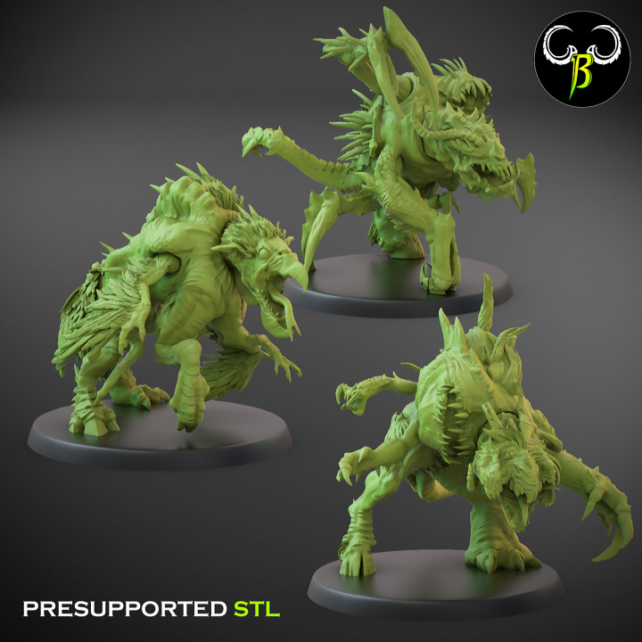 3D Printable Fallen Creatures by ClayBeastCreation