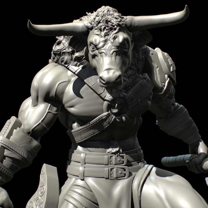 3D Printable Minotaur V2 75mm by Jeremy Smith