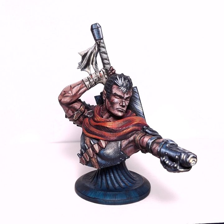 3D Print of Guts with Cannon Arm, the Black swordsman by 29391