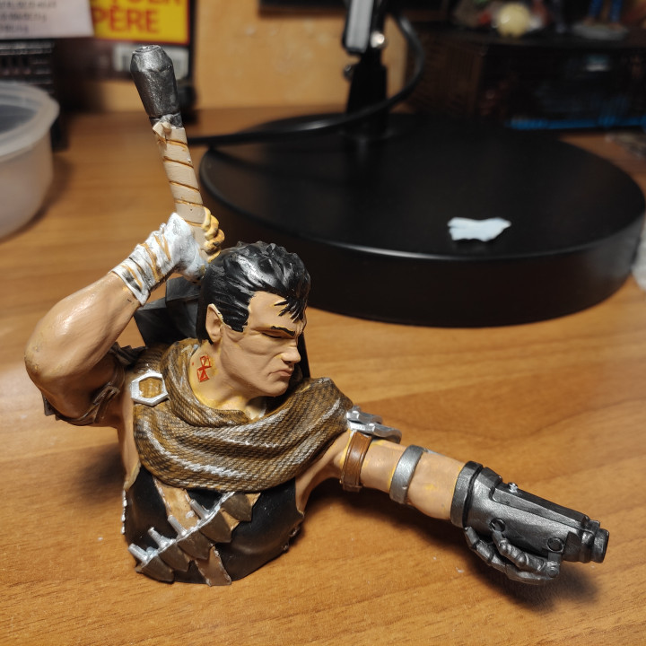 3D Print of Guts with Cannon Arm, the Black swordsman by 103000