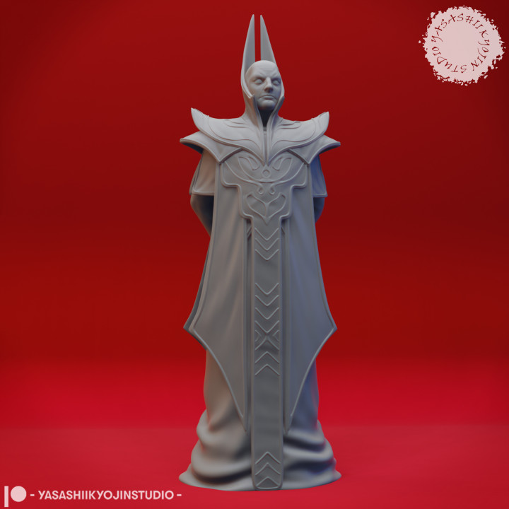 3D Printable Red Wizard Cultists - Tabletop Miniatures (Pre-Supported ...