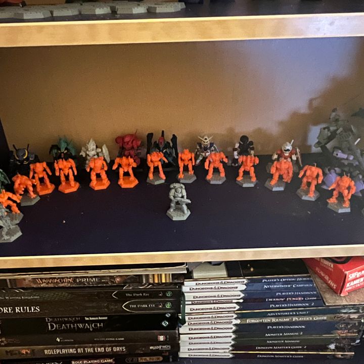 3D Print of Hex Tech Bases for 6mm American Mecha Miniatures by ...