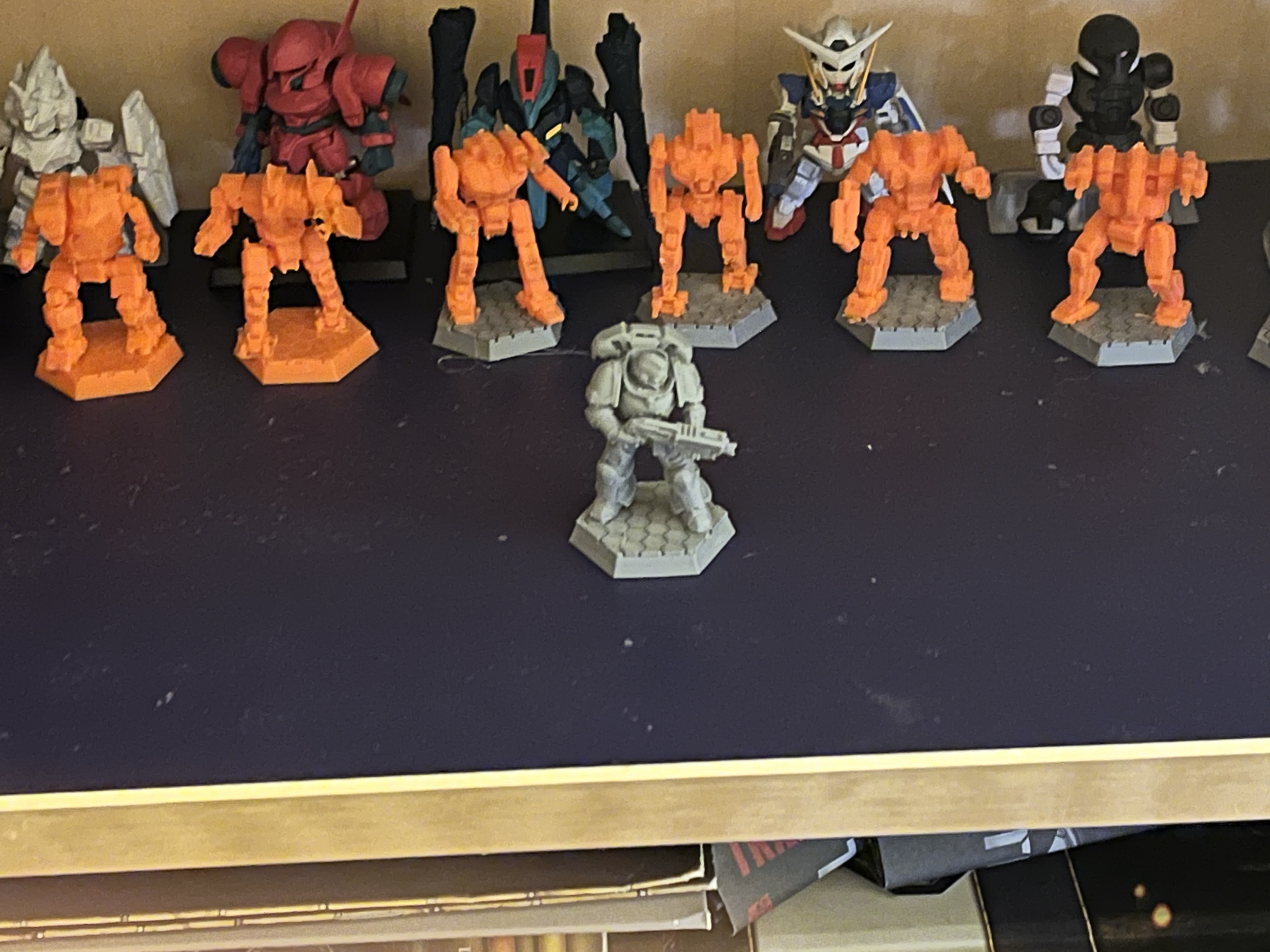 3D Printable Hex Tech Bases for 6mm American Mecha Miniatures by ...