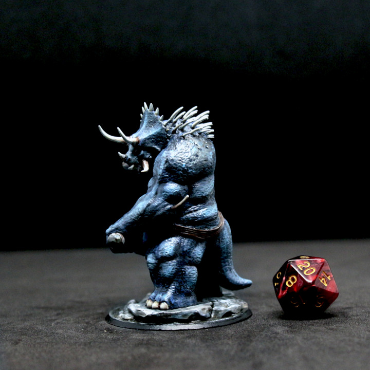 3D Printable Triceratroll by clynche art