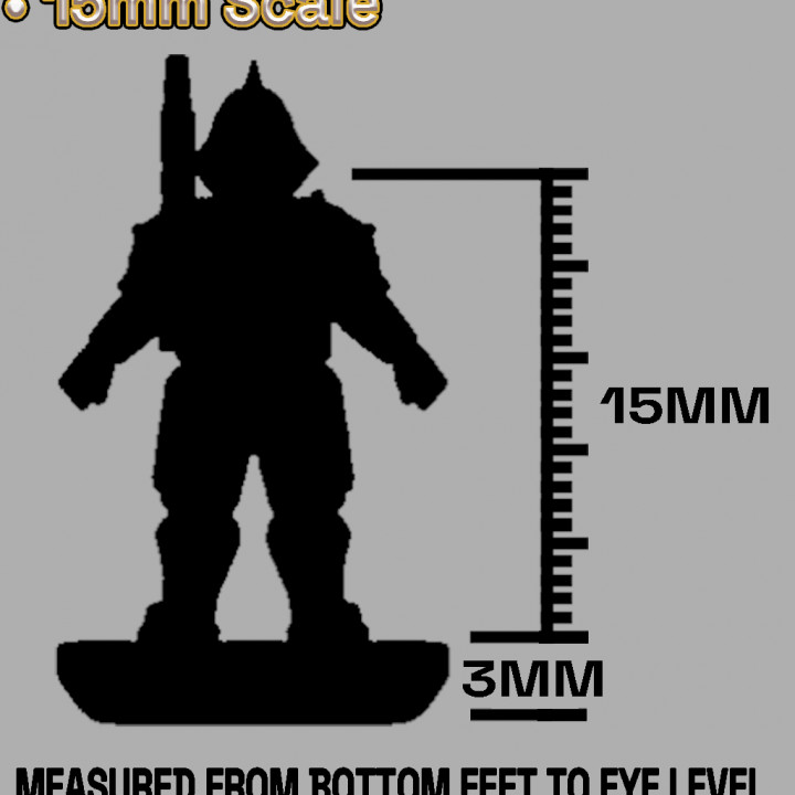 3D Printable Space Conscript Infantry Pose 06 by Triple Spire Workshop