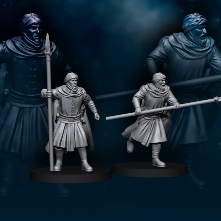 3D Printable 6x Regular Snake Warrior with Spear | Snake Army | Fantasy ...