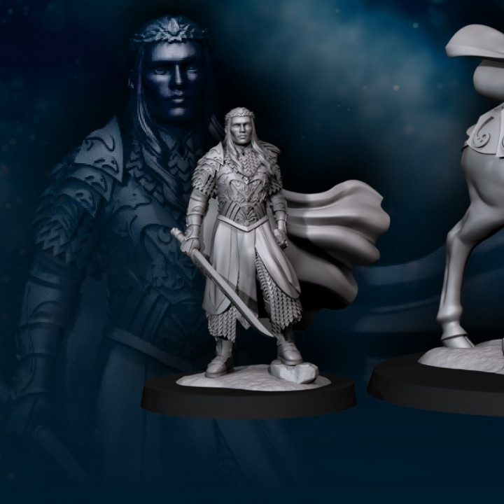 3D Printable King of the Forest - Foot and Mounted | Wood Elves ...