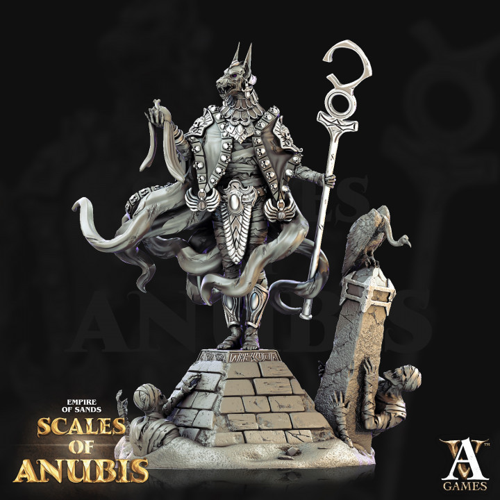 3D Printable Empire of Sands - Scales of Anubis - Bundle by Archvillain ...