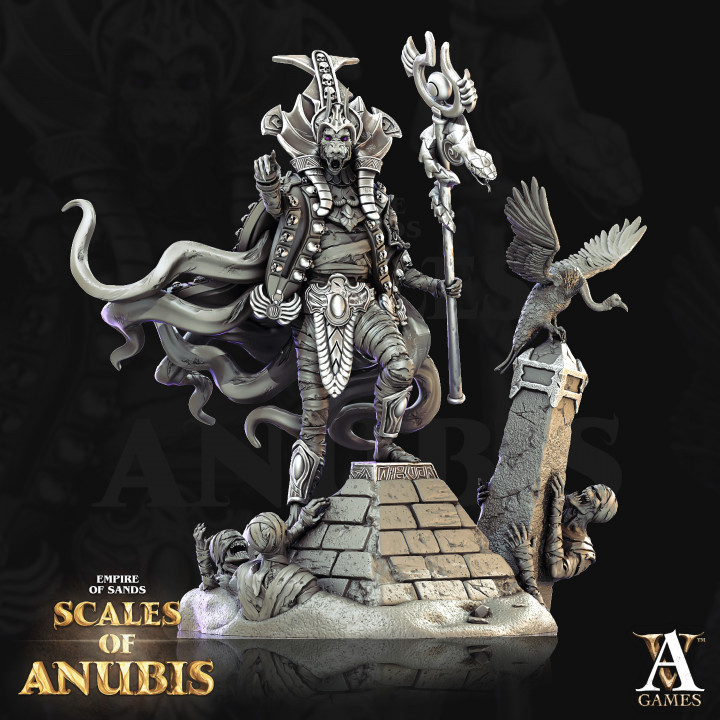 3D Printable Empire of Sands - Scales of Anubis - Bundle by Archvillain ...