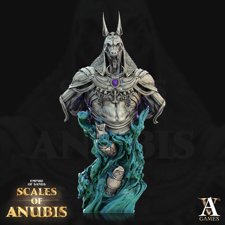 3D Printable Empire of Sands - Scales of Anubis - Bundle by Archvillain ...