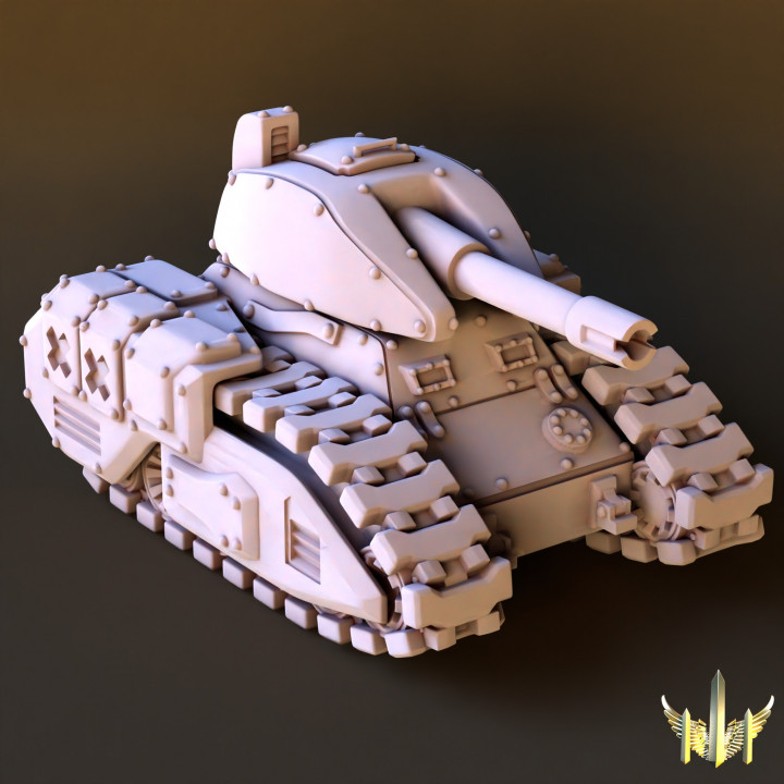 3D Printable Revolton MK-I Conscript Tank by Triple Spire Workshop