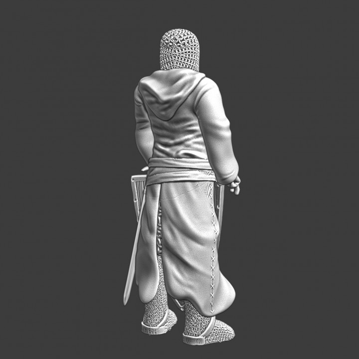 3D Printable Poor order knight - resting with shield by Northern ...