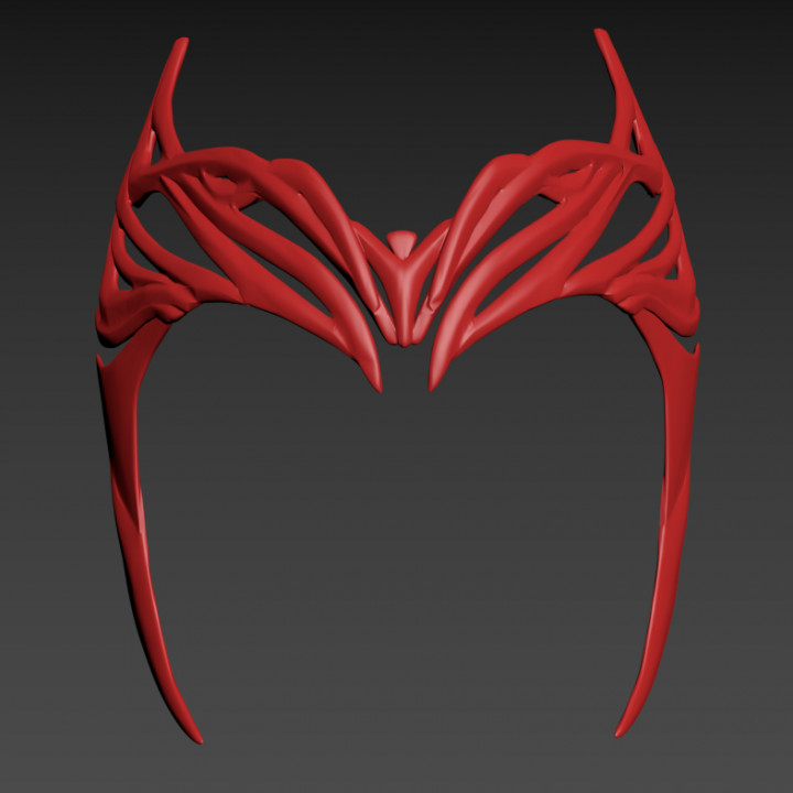 3D Printable Scarlett Witch Wanda Maximoff Crown by John Brown