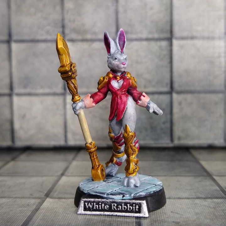3D Print of Harengon - White Rabbit by Alric