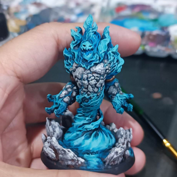 3D Print of Fire Elemental by itthimongkolwat