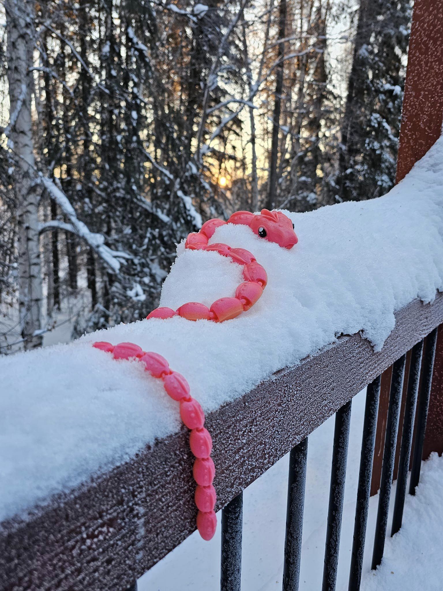 3D Printable 30 Inch Snake, Print In Place, Basilisk, Boa, Python ...