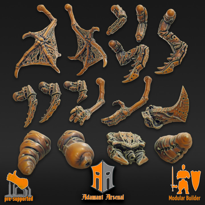 3D Printable Vile Mount Builder by Adamant Arsenal