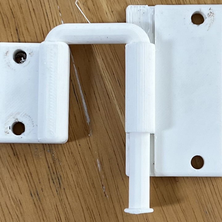 3D Printable drop latch by Alan Werner
