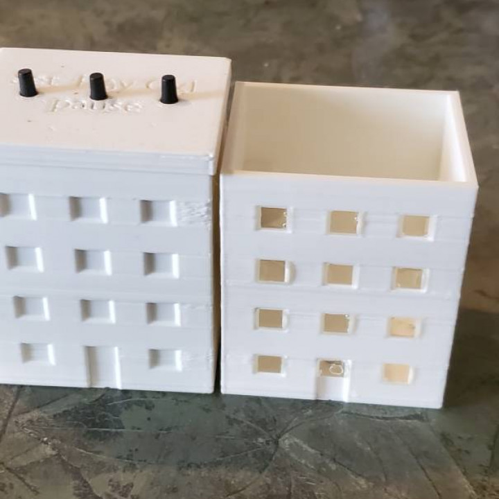 3D Printable Binary Kitchen timer ATtiny424 by Sherm Stebbins