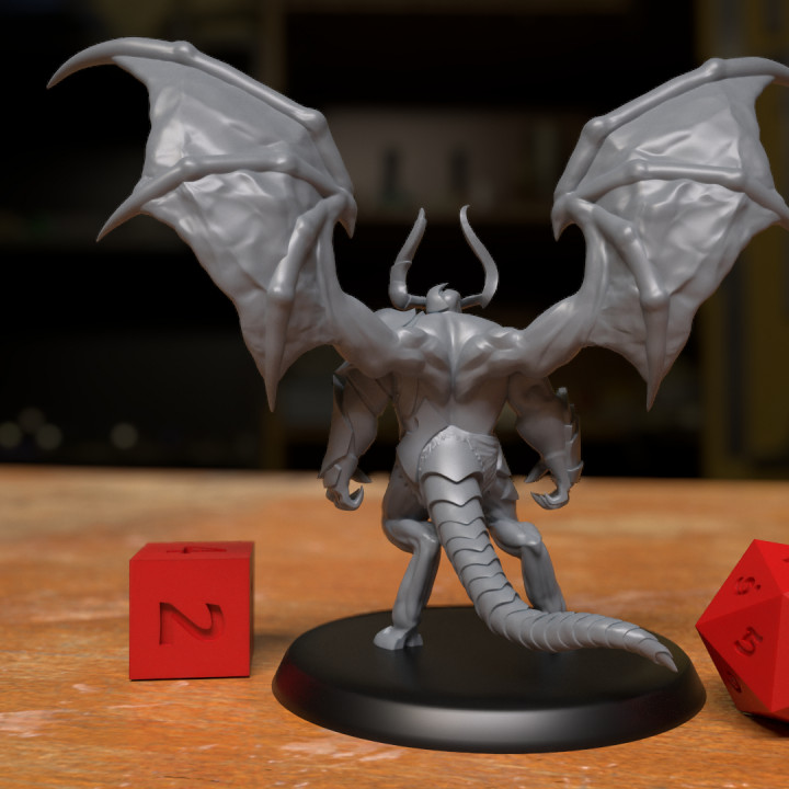 3D Printable Demon Fighter by Atlas Studios