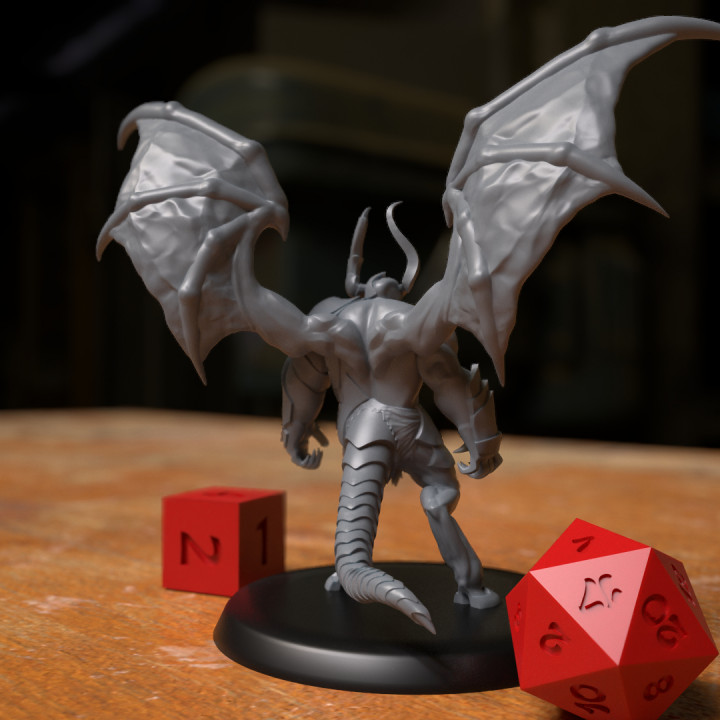 3D Printable Demon Fighter by Atlas Studios