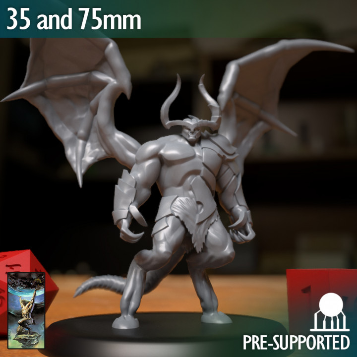 3D Printable Demon Fighter by Atlas Studios