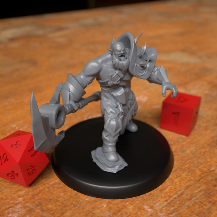 3D Printable Orc Fighter by Atlas Studios