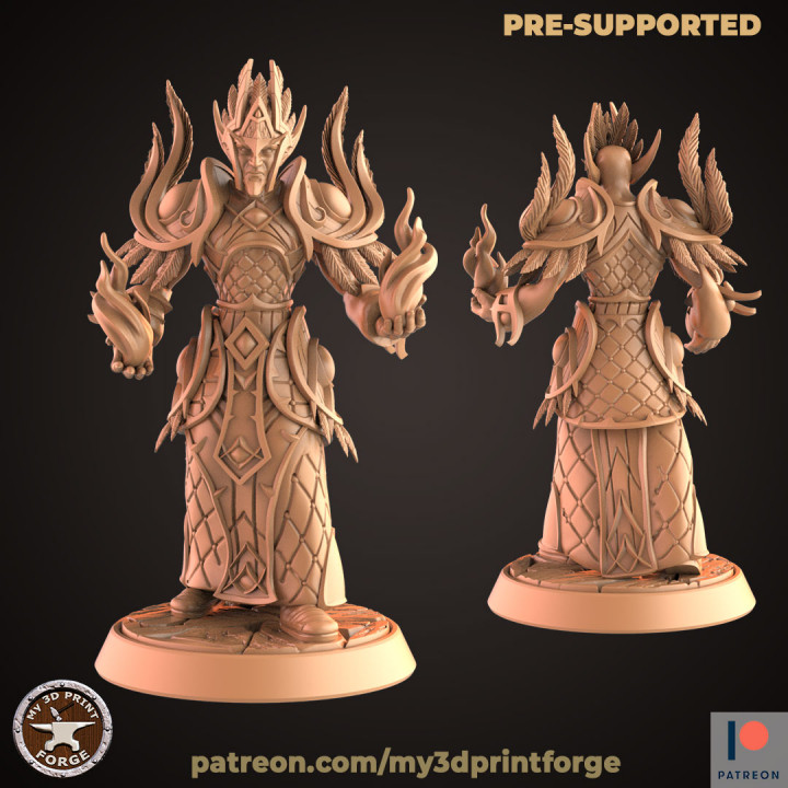 3D Printable Nightborne Elf Mage Two Models by My3DPrintForge