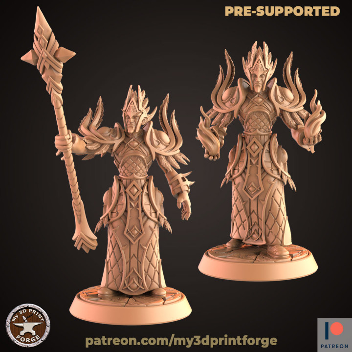 3D Printable Nightborne Elf Mage Two Models by My3DPrintForge