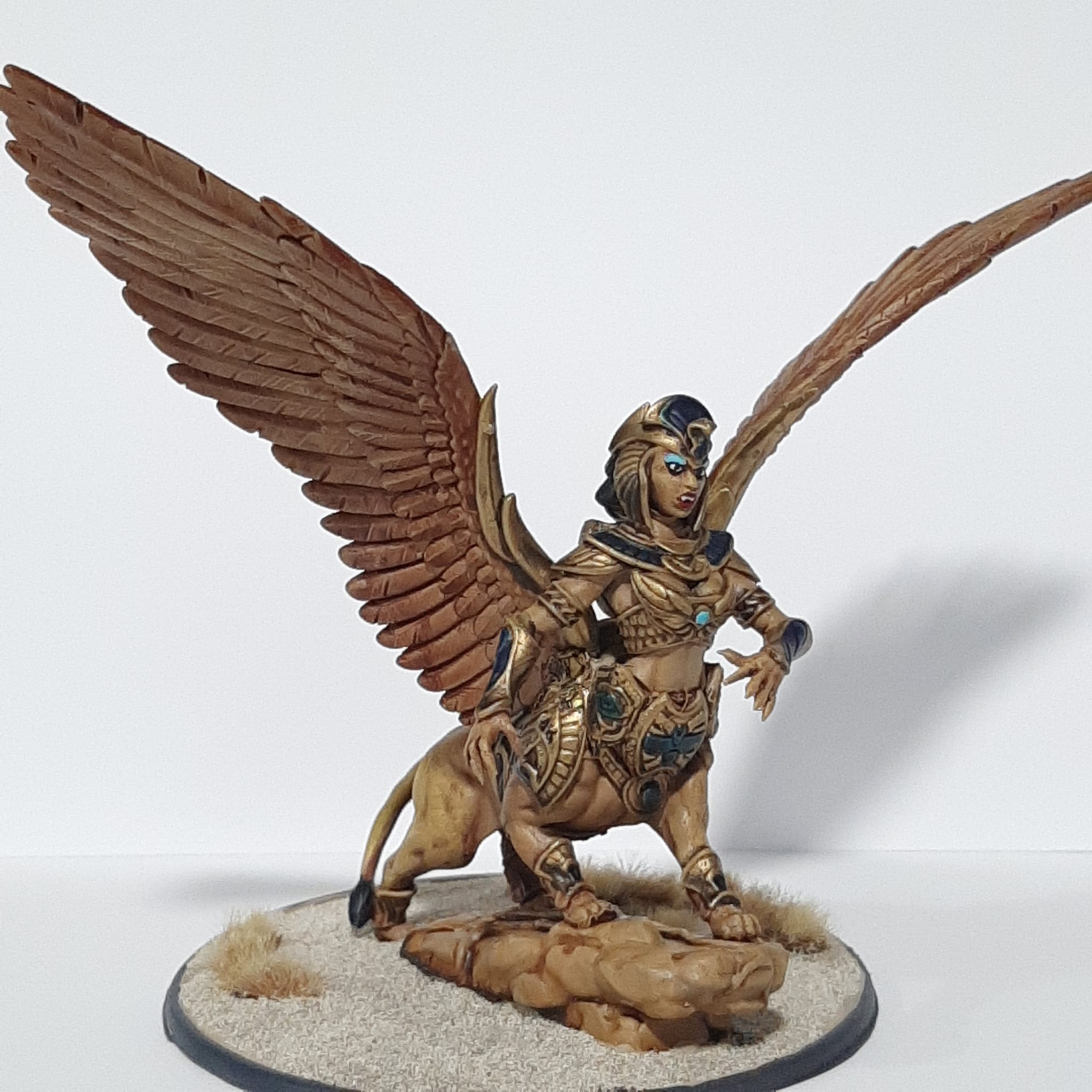 3D Printable Sphinx kit - 32mm scale by Labyrinth Models