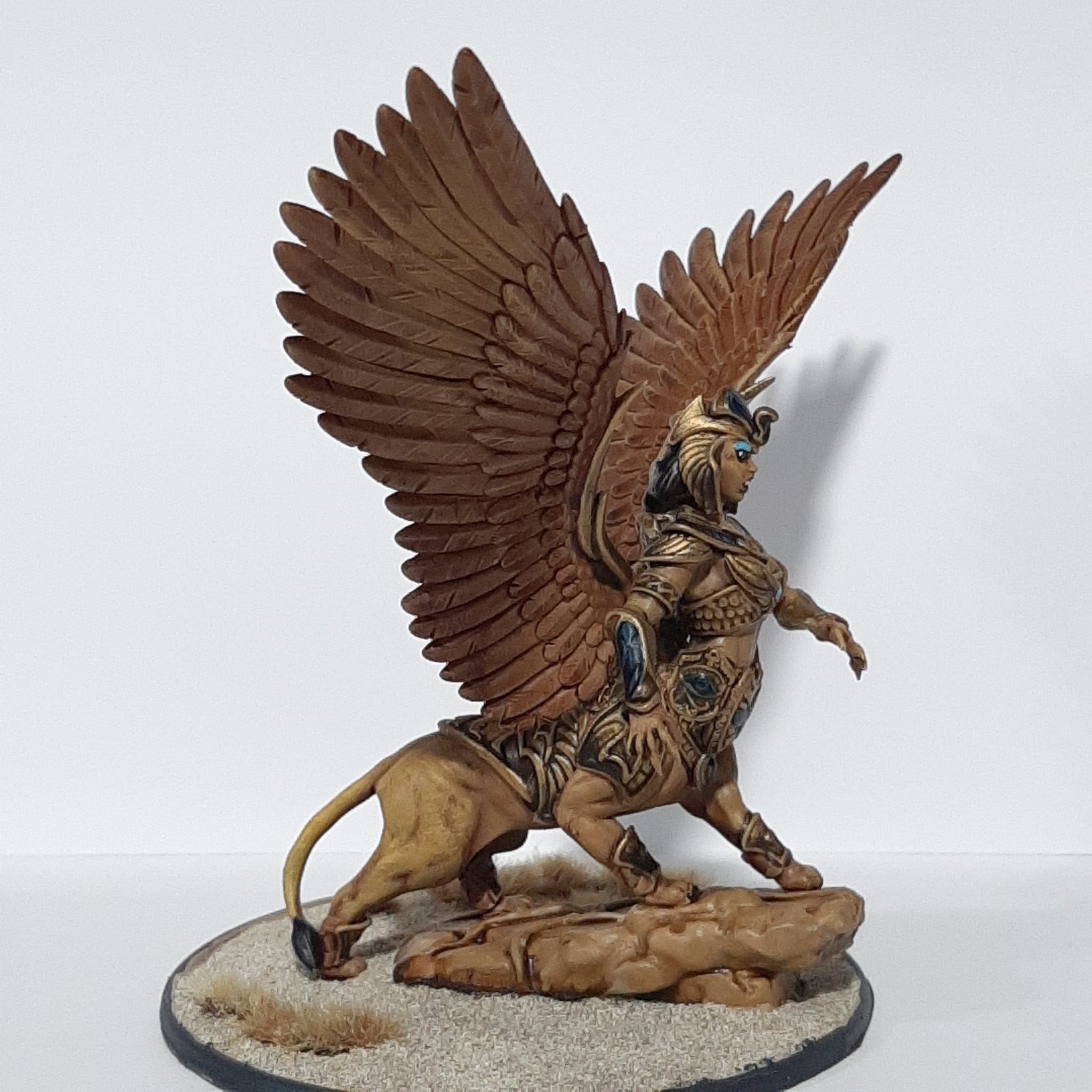 3D Printable Sphinx kit - 32mm scale by Labyrinth Models