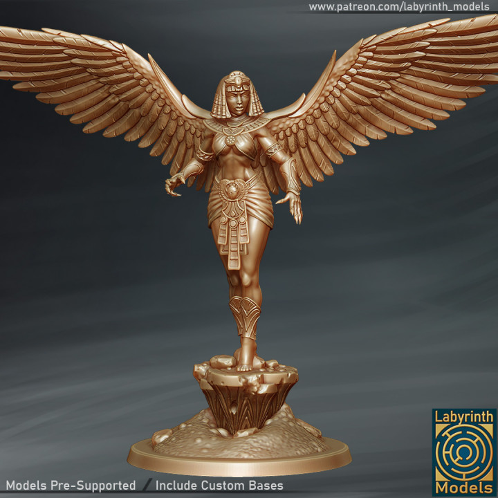 3D Printable Sphinx kit - 32mm scale by Labyrinth Models